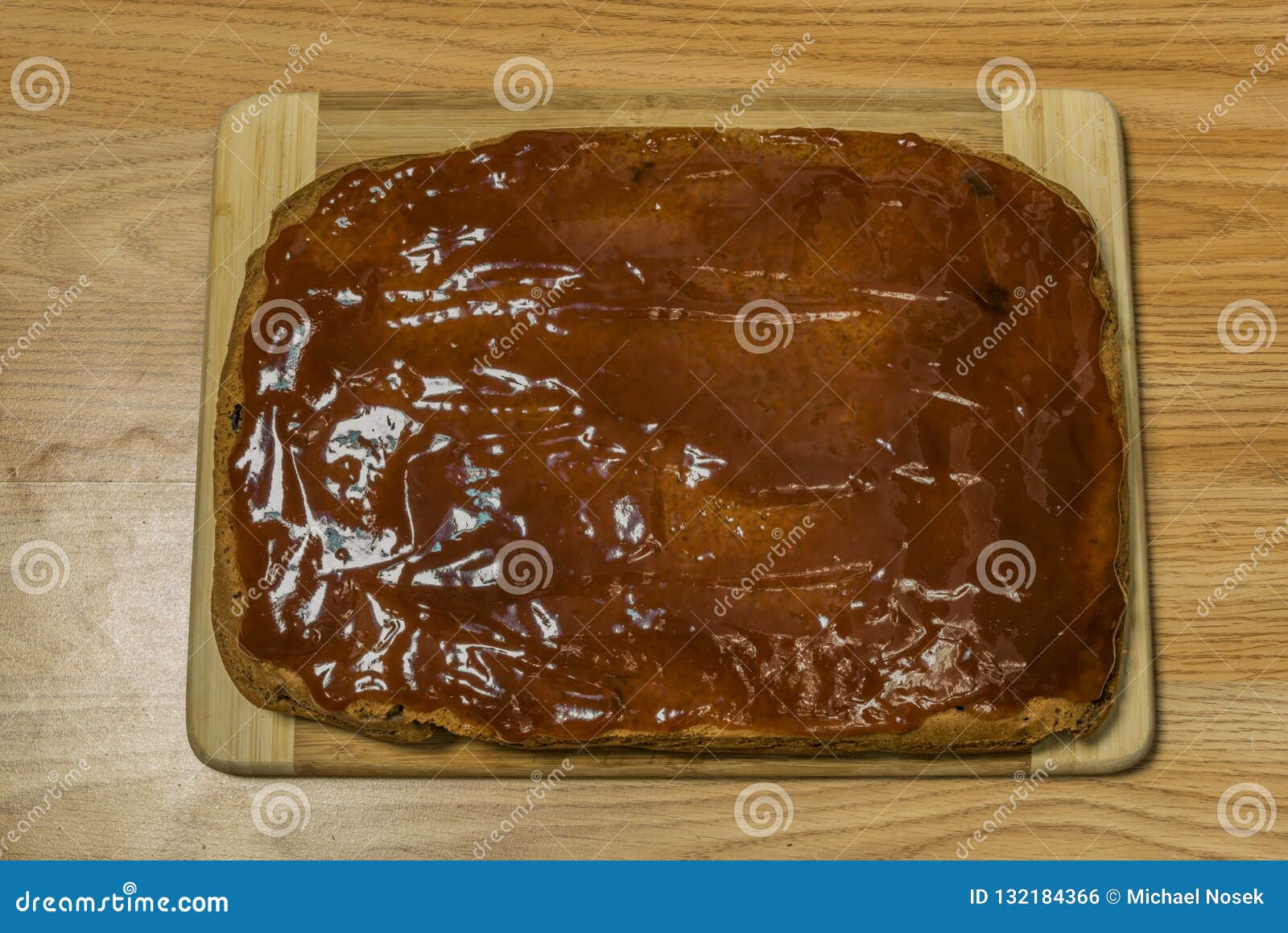 Marijuana Gingerbread with Orange Briar Fresh Marmalade Stock Photo ...