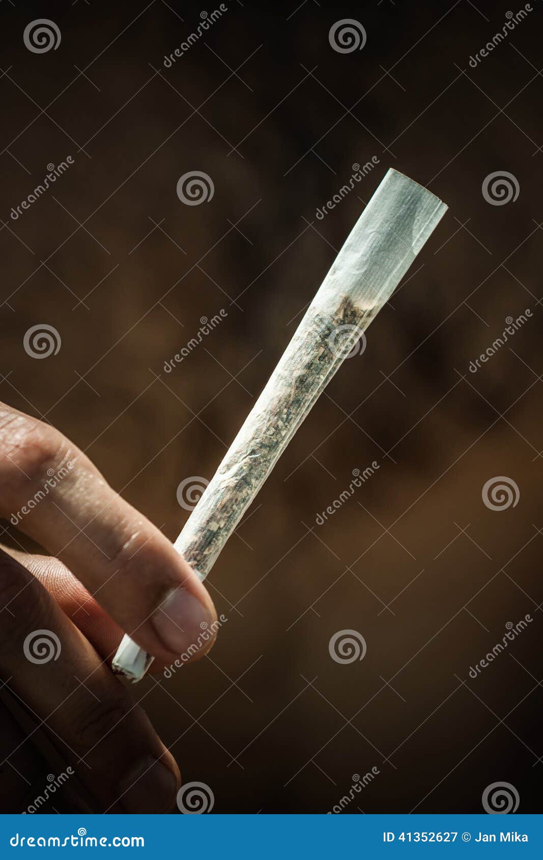 Marijuana joint stock image. Image of illegal, cigarette - 41352627