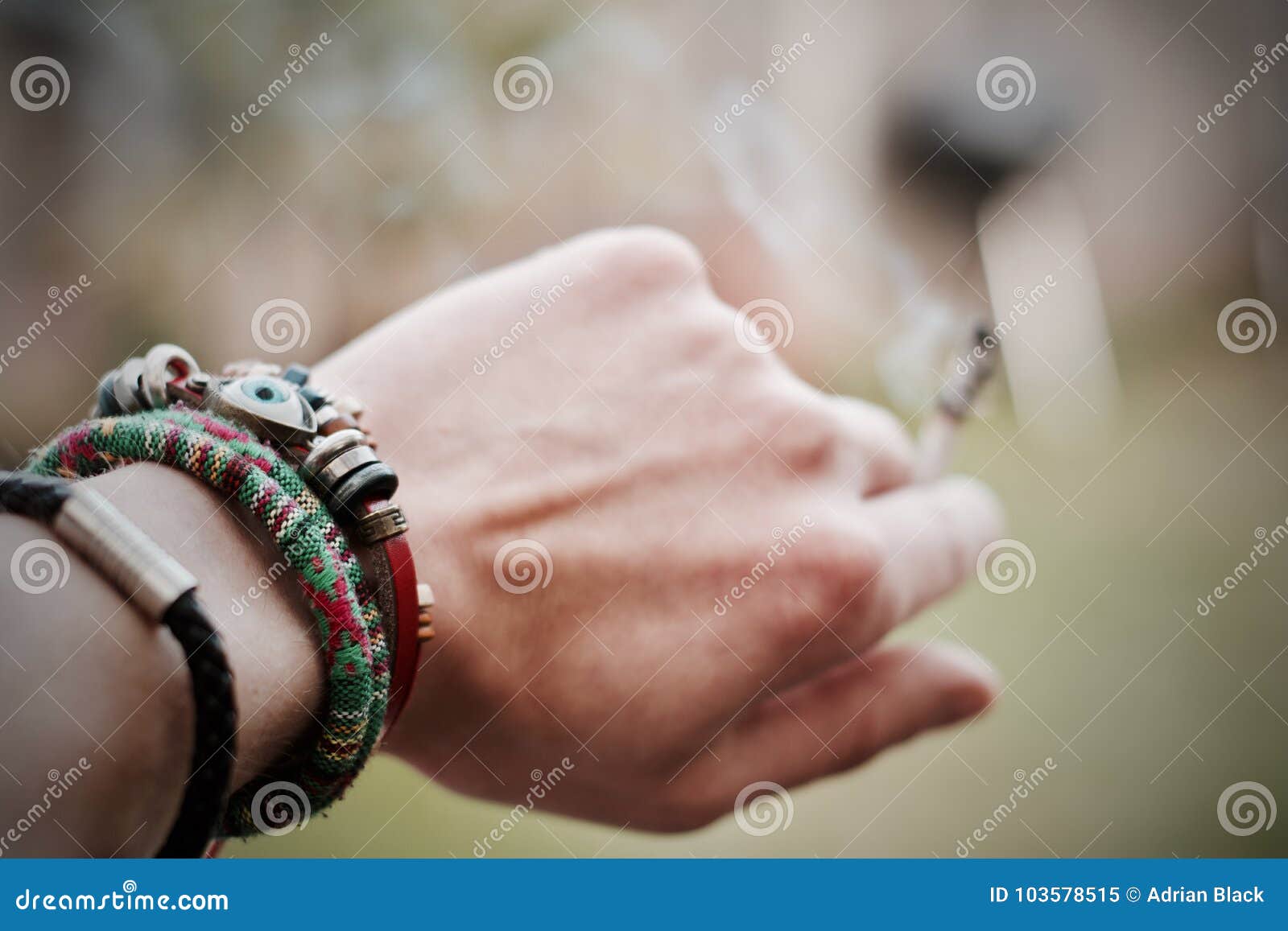 Marijuana joint in hand stock image. Image of smoking - 103578515
