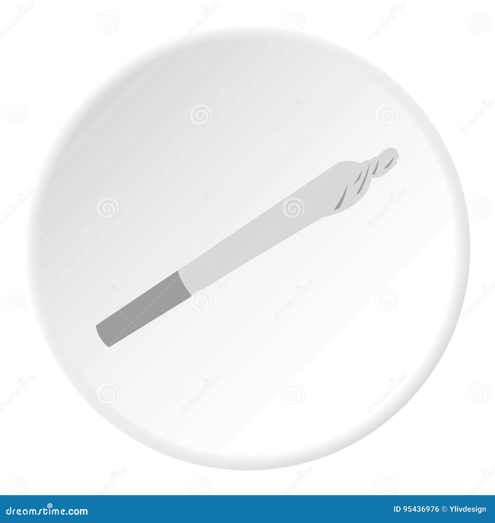 Marijuana Joint Icon Circle Stock Vector - Illustration of alternative ...