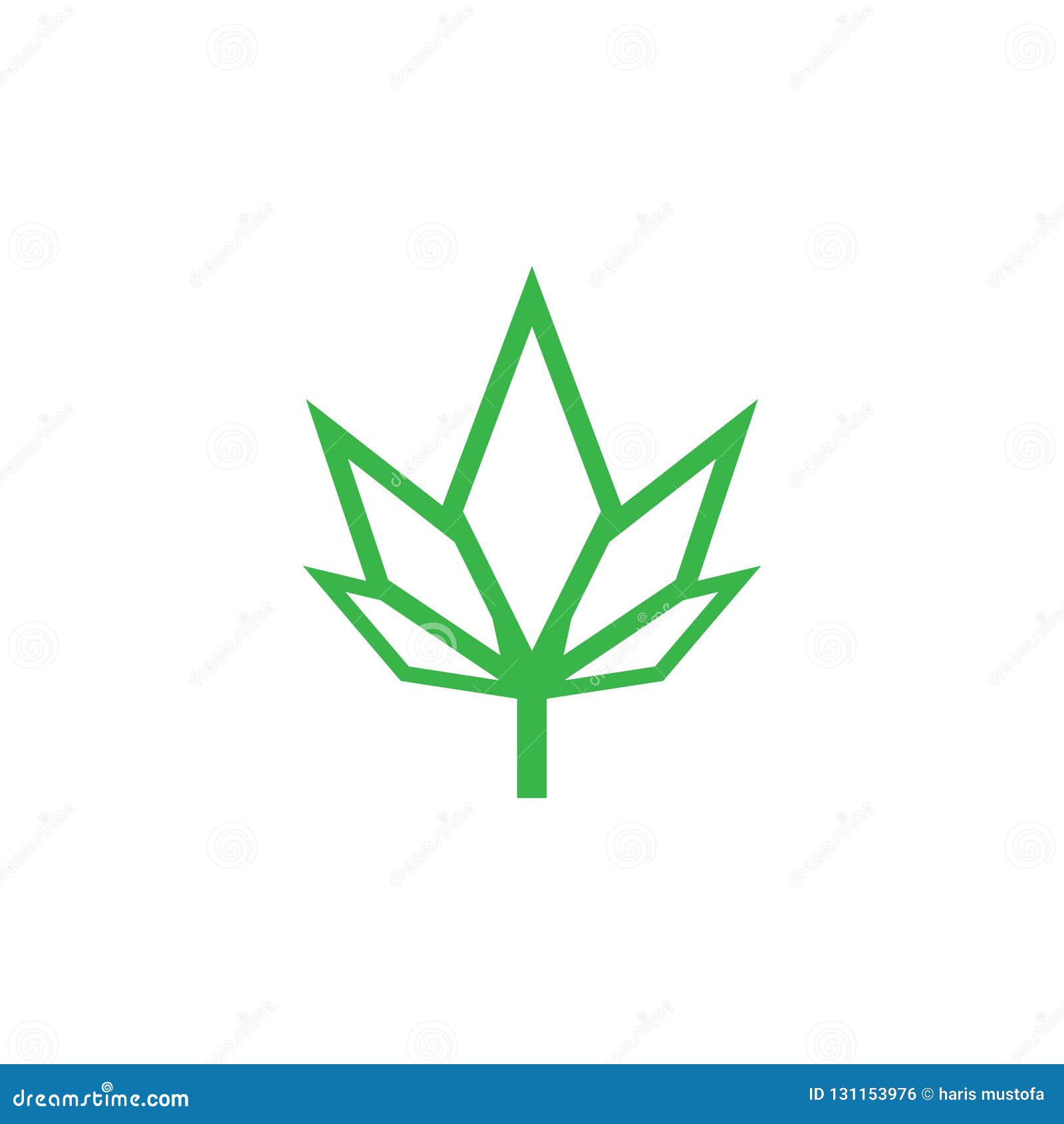 Marijuana Leaf Graphic Design Template Vector Illustration Stock Vector ...