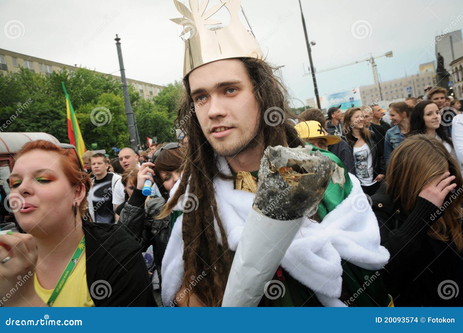 Marijuana protest editorial stock image. Image of warsaw - 20093574