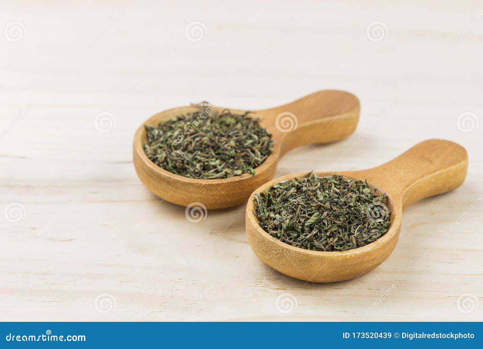 Marijuana in Spoon on Rustic Wooden Background Stock Image - Image of ...