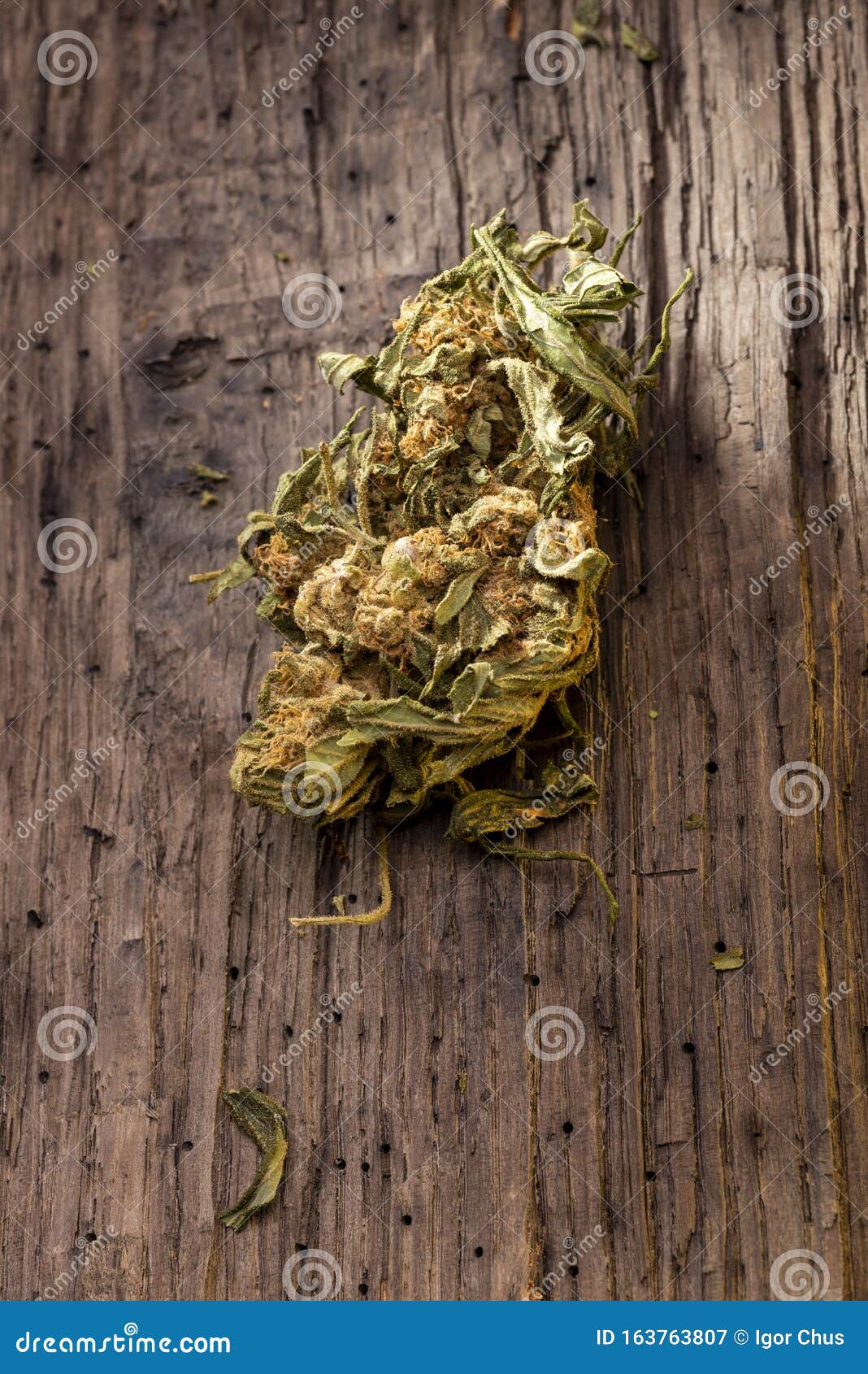 Marijuana and Syringe on a Background of Bog Oak 2019 Stock Image ...