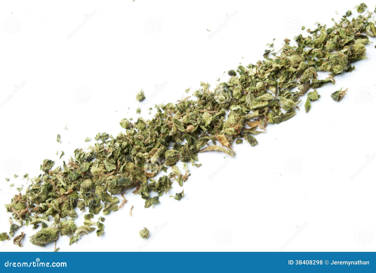 Marijuana, White Background Stock Photo - Image of grass, illegal: 38408298