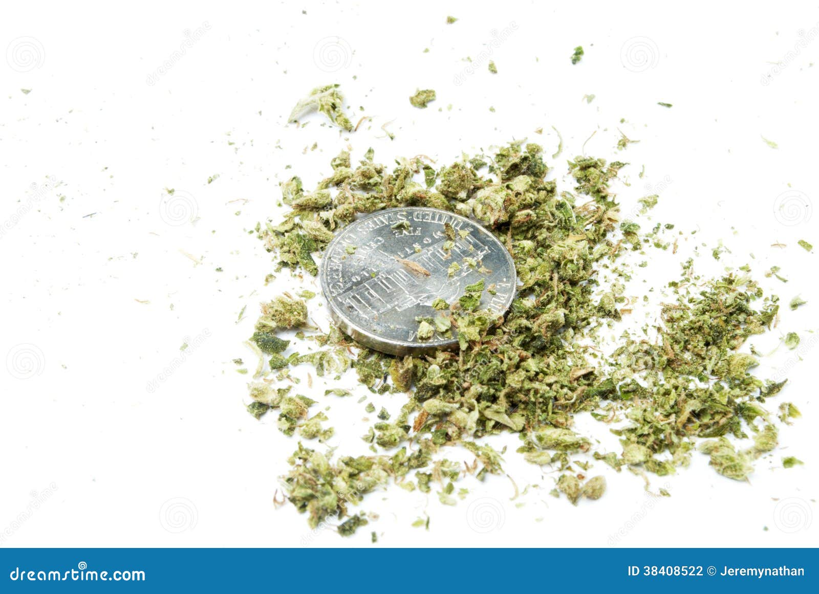 Marijuana, White Background Stock Photo - Image of addictive, herbal ...