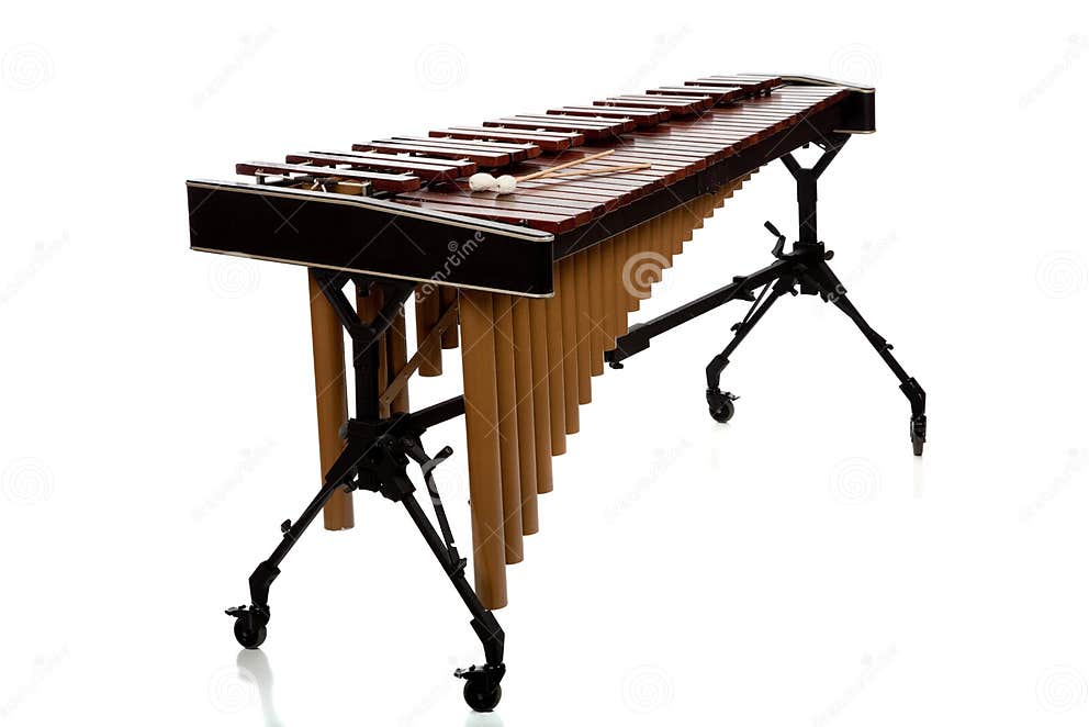 Marimba on White stock image. Image of classical, notes - 10809893