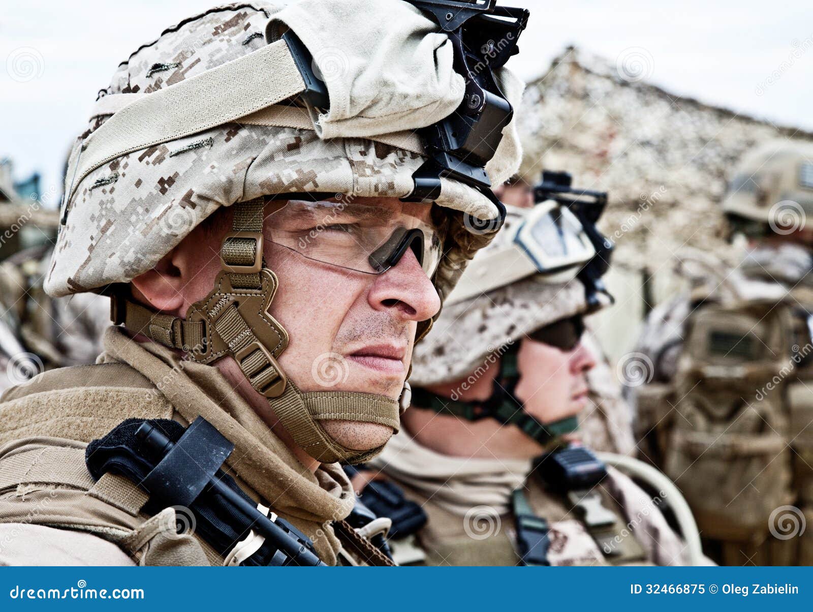 Marin image stock. Image du rangers, soldat, américain - 32466875