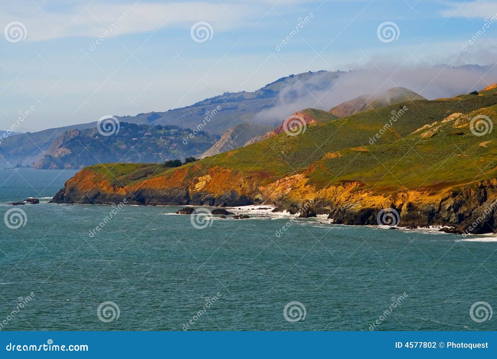 Marin County Coast stock photo. Image of california, beautiful - 4577802