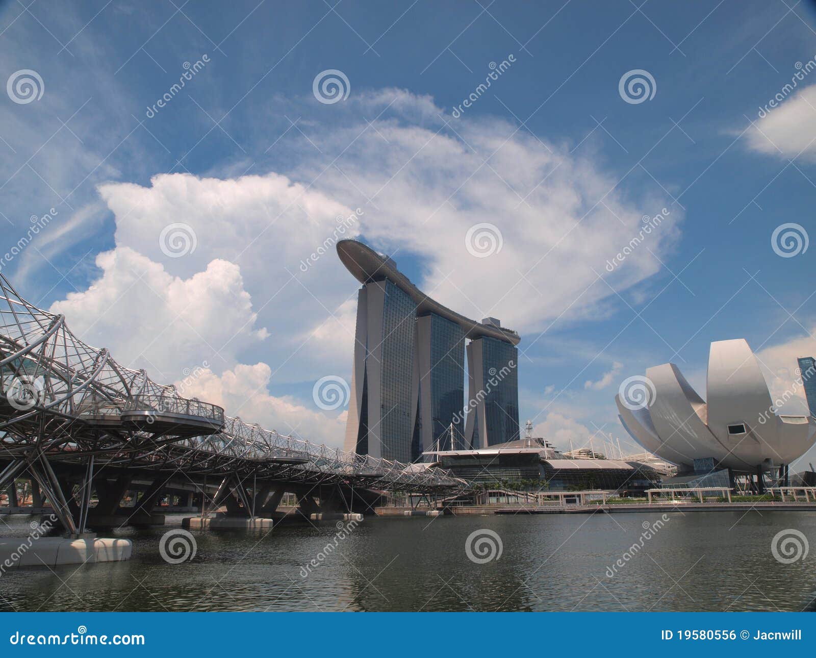 Marina Bay Sands (MBS) editorial photo. Image of tourism - 19580556
