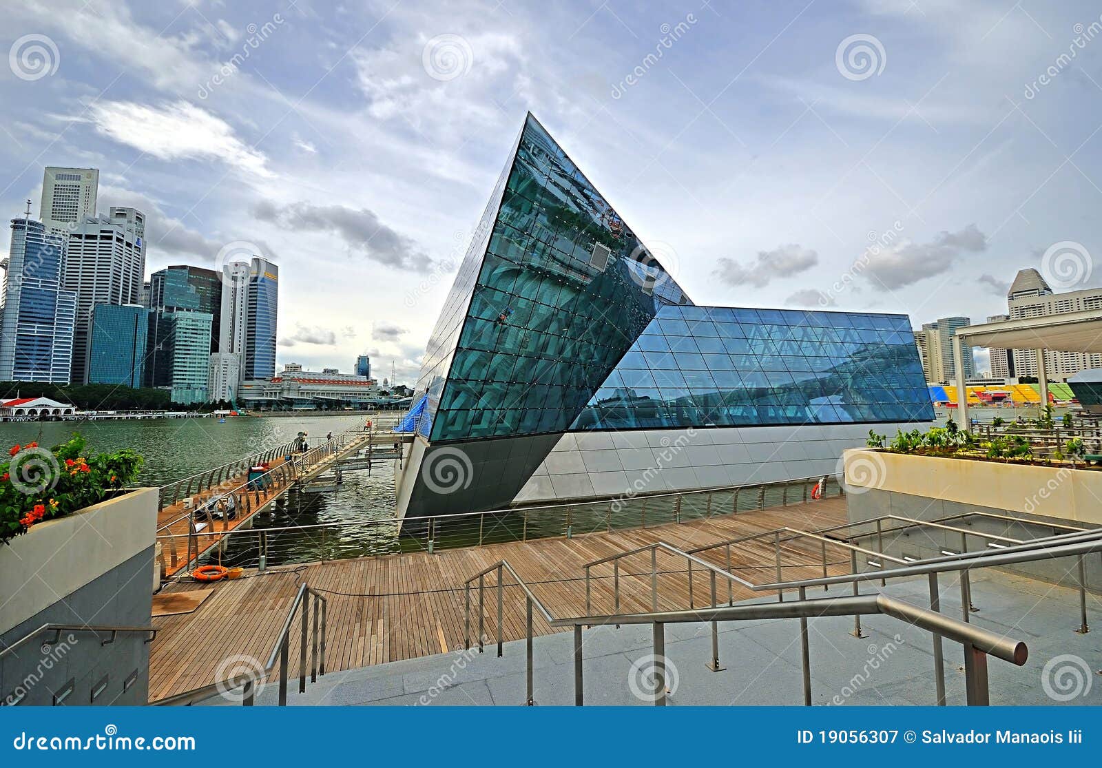 Marina Bay : Urban Landscape Stock Image - Image of aluminum, landscape ...