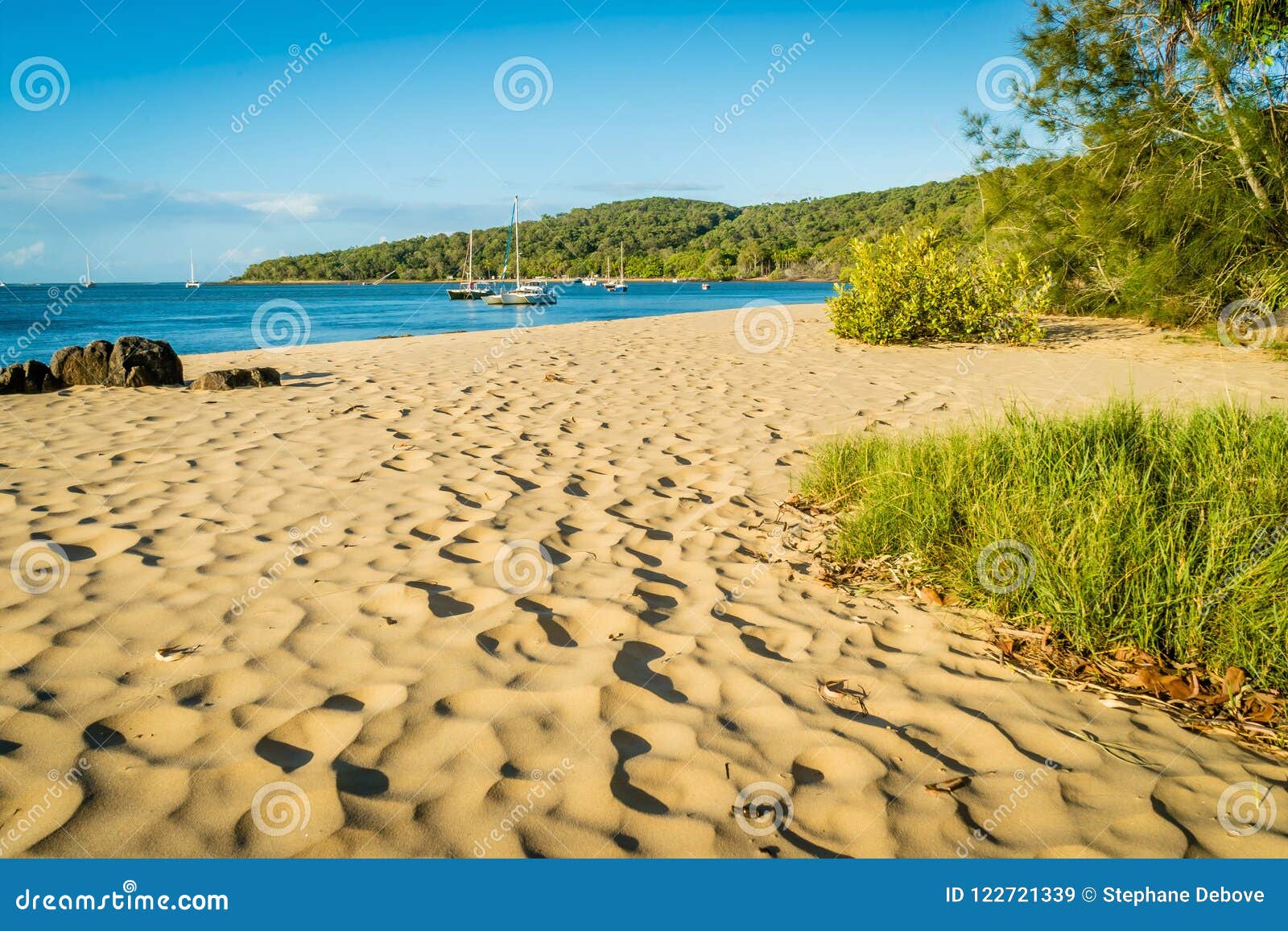 1770 Marina and Beach in Queensland, Australia Stock Image - Image of ...