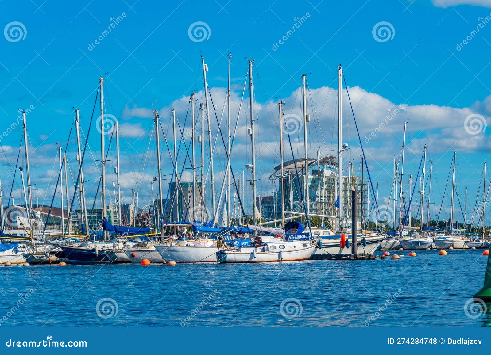 Marina at Cardiff Bay at Welsh Capital Cardiff Editorial Stock Photo ...