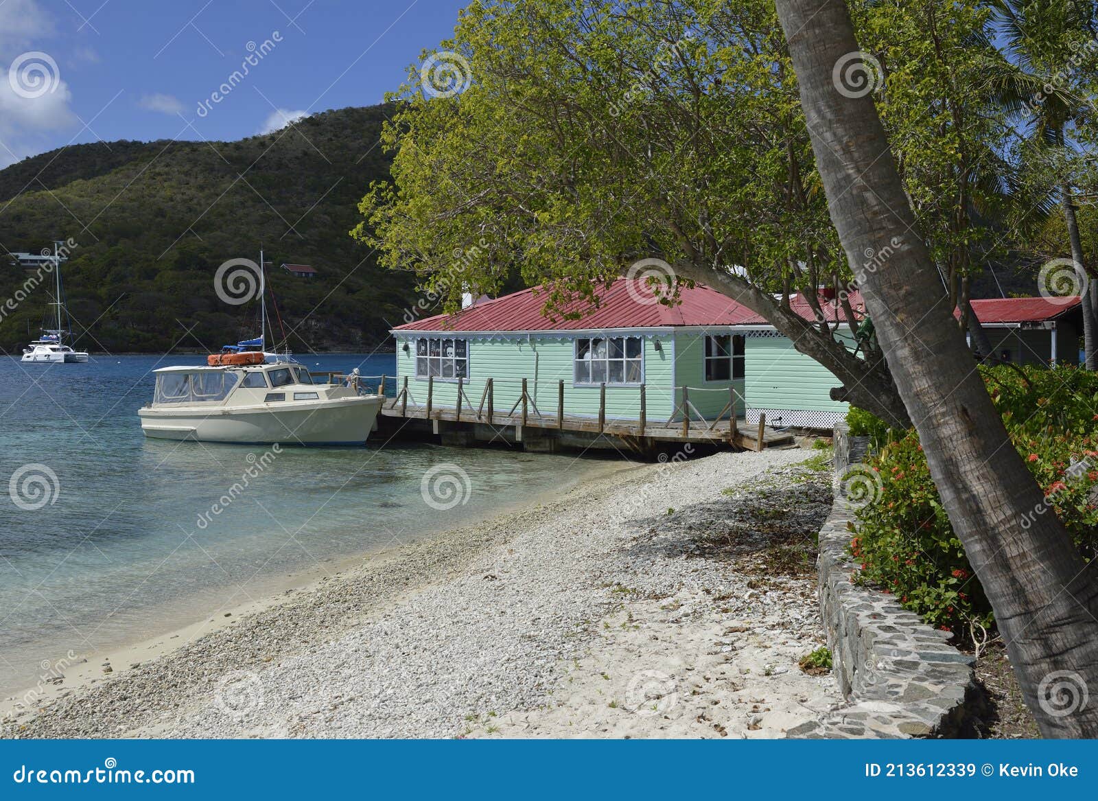 The Store at Marina Cay, BVI Stock Image - Image of british, island ...