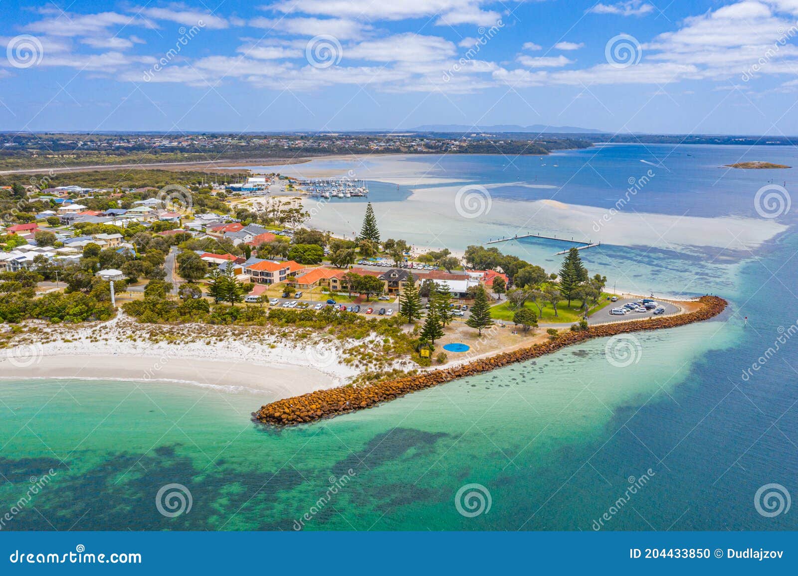 Marina at Emu Point of Albany, Australia Stock Photo - Image of berth ...