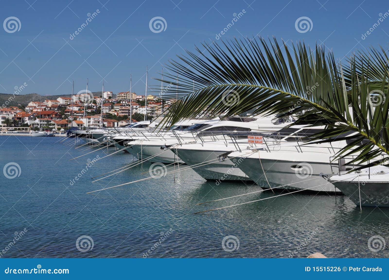 Marina Frapa stock photo. Image of town, rogoznica, houses - 15515226