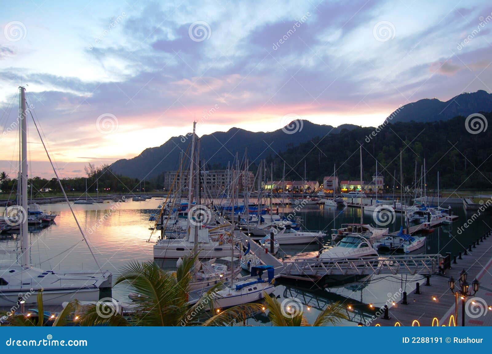 Marina Harbour Park, Langkawi Stock Image - Image of boats, beach: 2288191