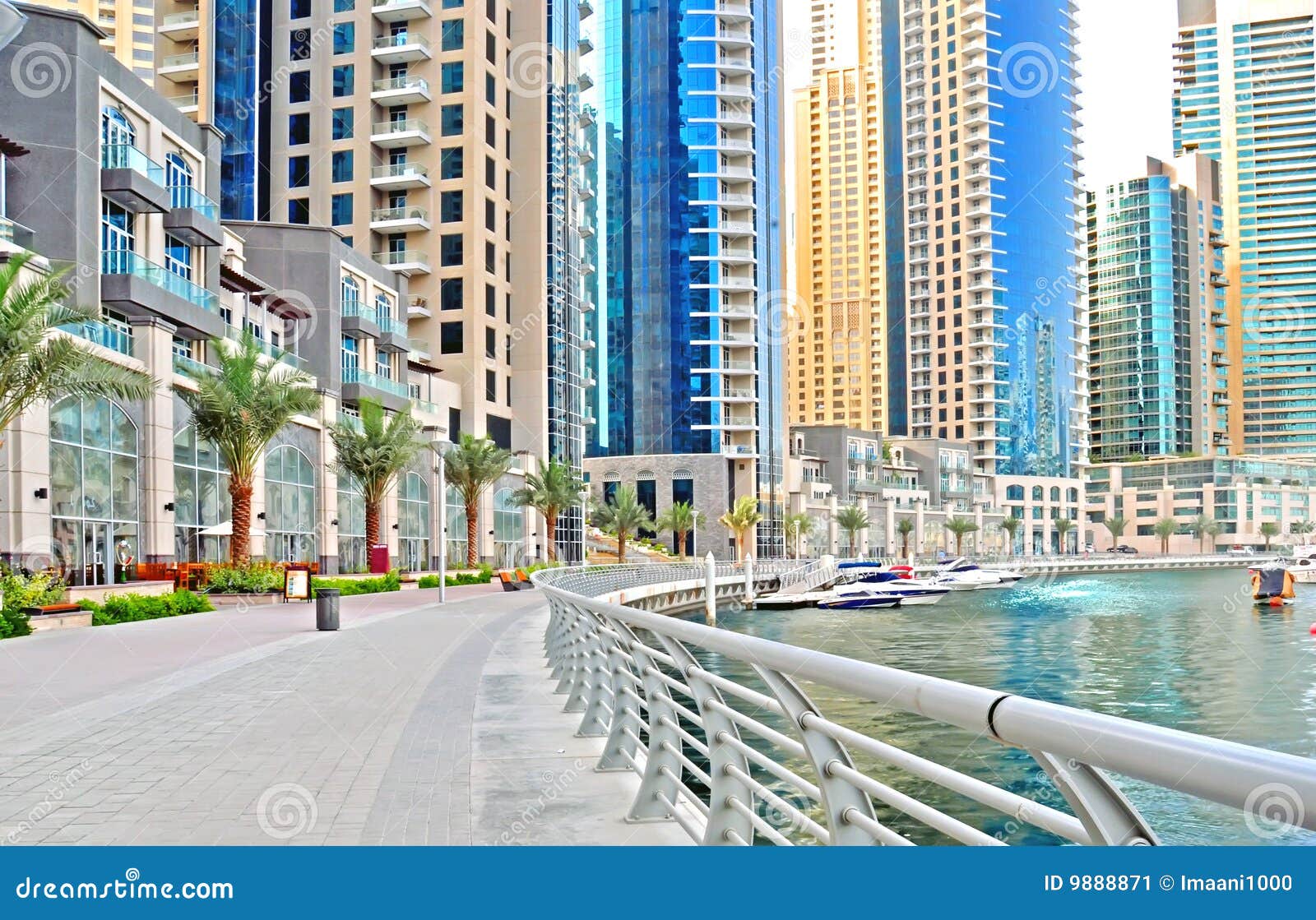 Marina Promenade stock image. Image of eastern, marina - 9888871