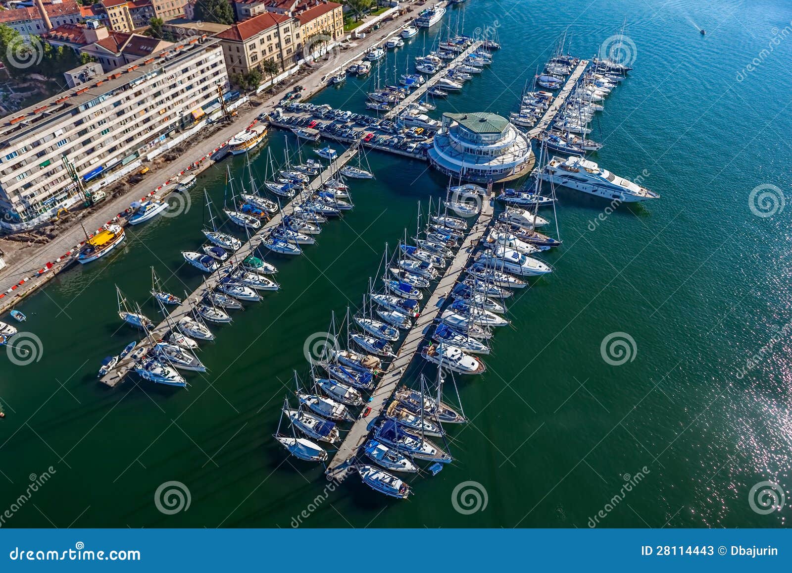 Marina Pula stock image. Image of cruise, coastline, boat - 28114443