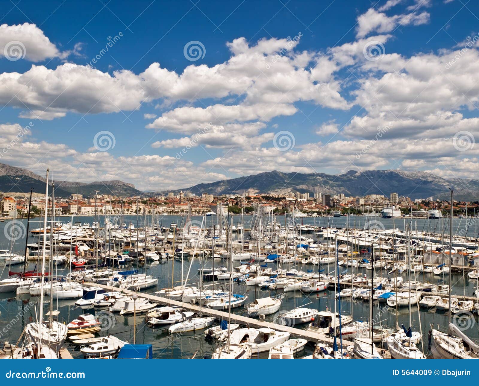 Marina - Split stock image. Image of marina, adriatic - 5644009