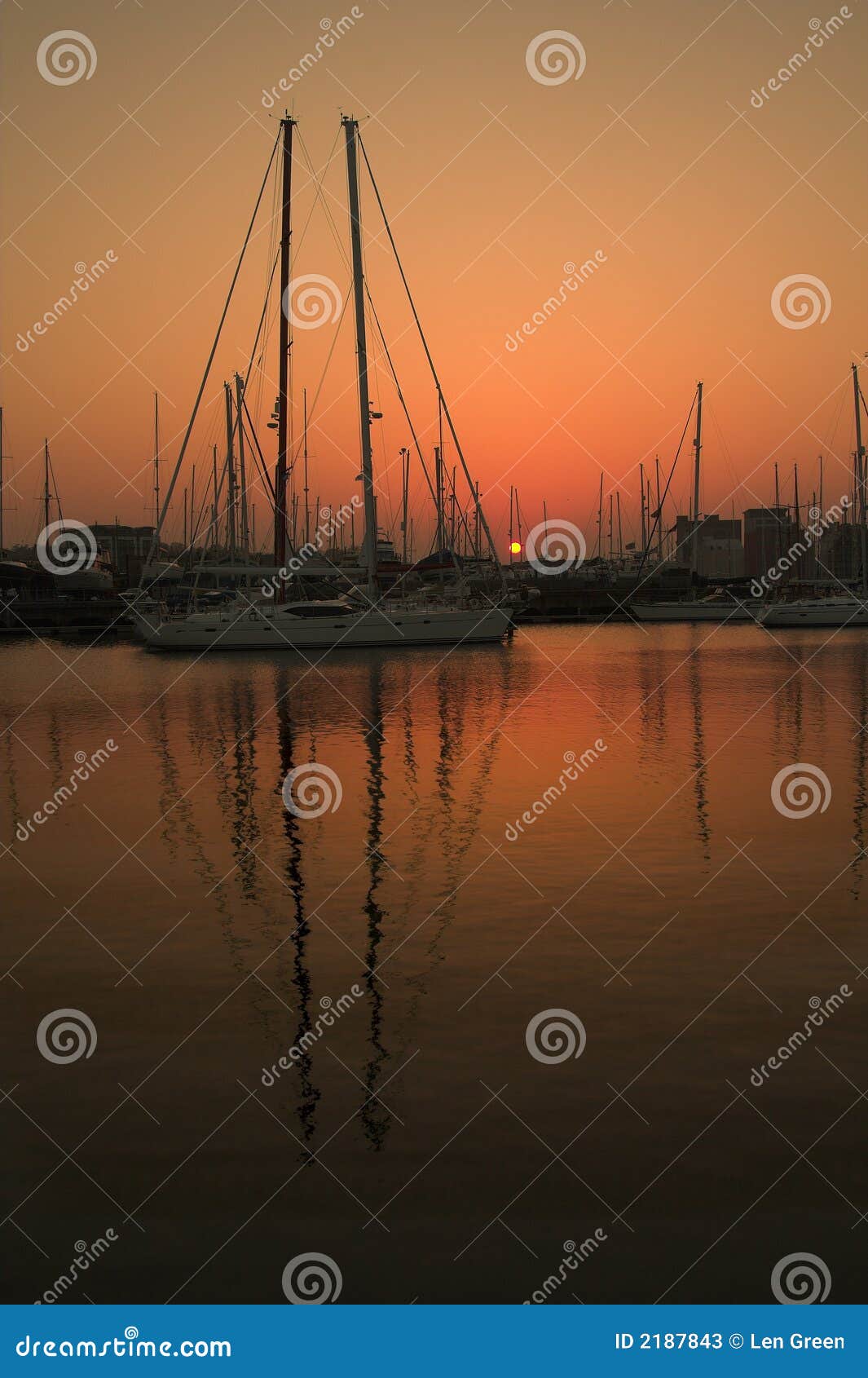 Marina sunset stock image. Image of sunrise, soothing - 2187843