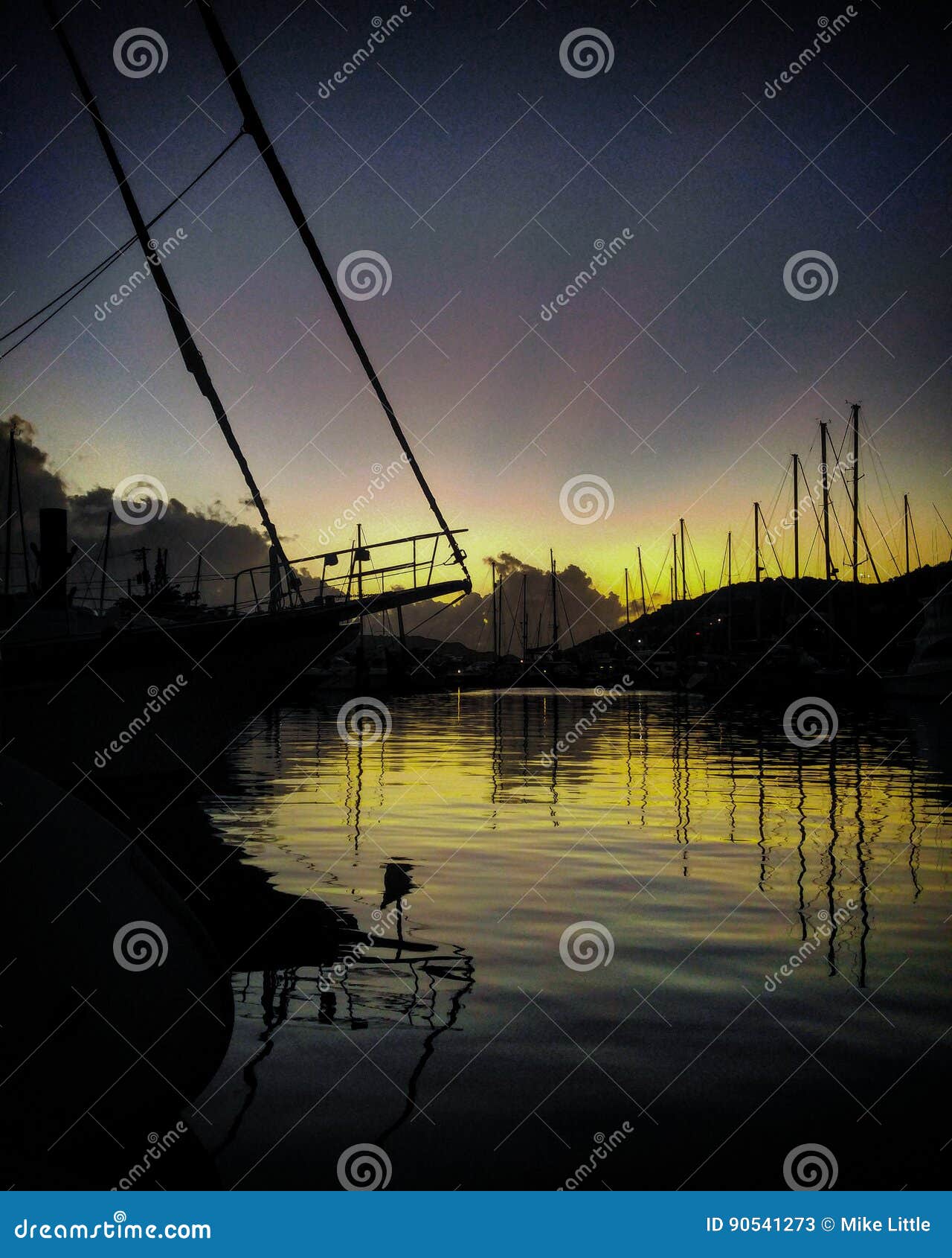 Marina sunset stock image. Image of marina, sunset, ocean - 90541273