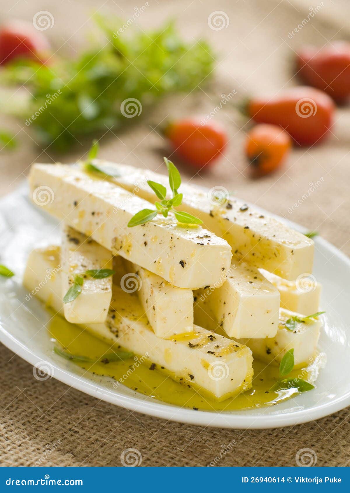 Marinated cheese stock photo. Image of cheese, spice - 26940614