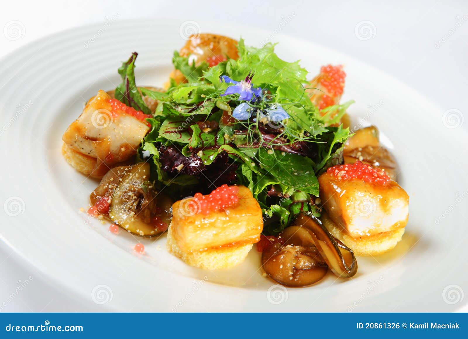 Marinated Chicken with Caviar Stock Photo - Image of healthy, caviar ...