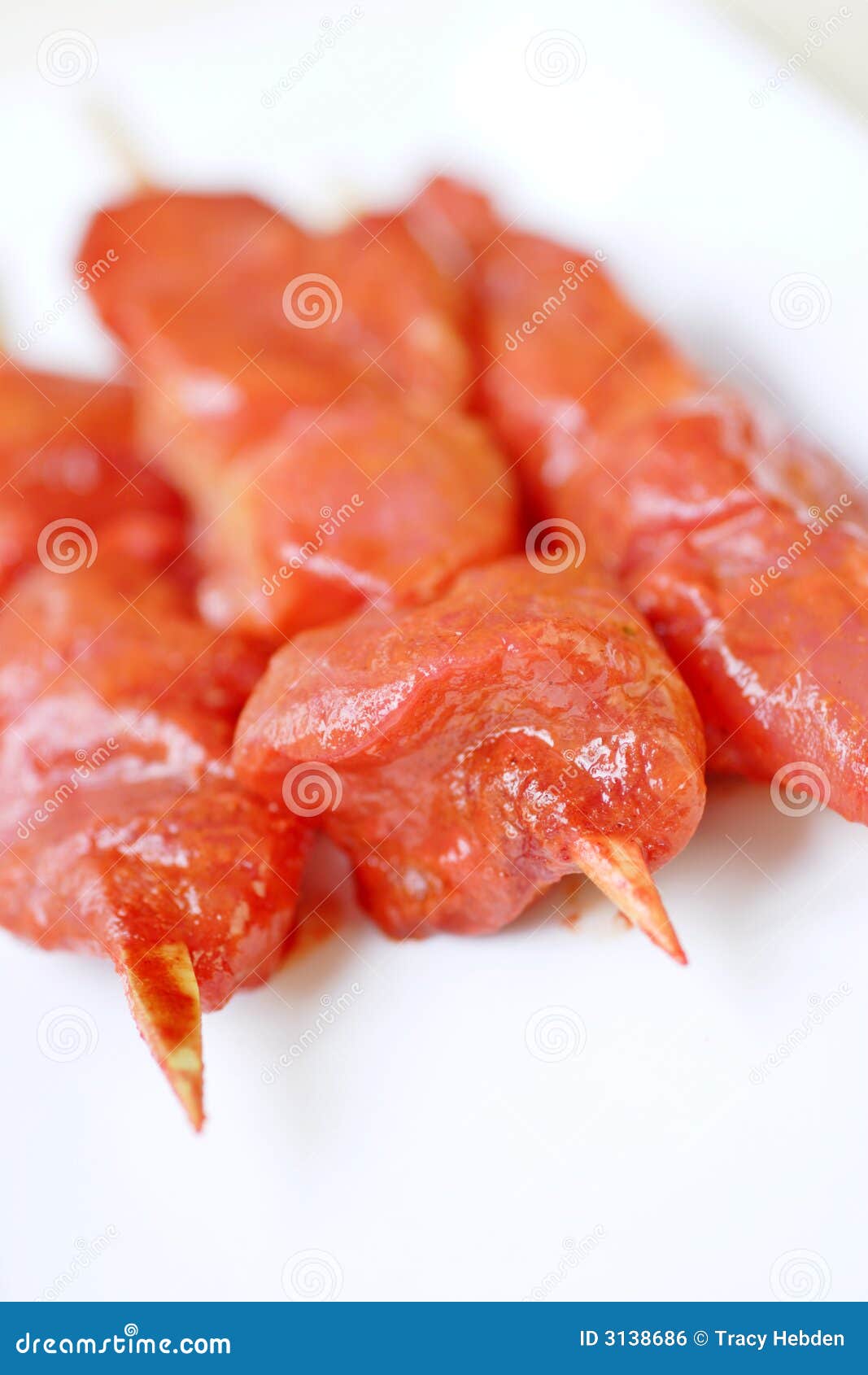 Marinated chicken kebabs stock photo. Image of meal, grill - 3138686