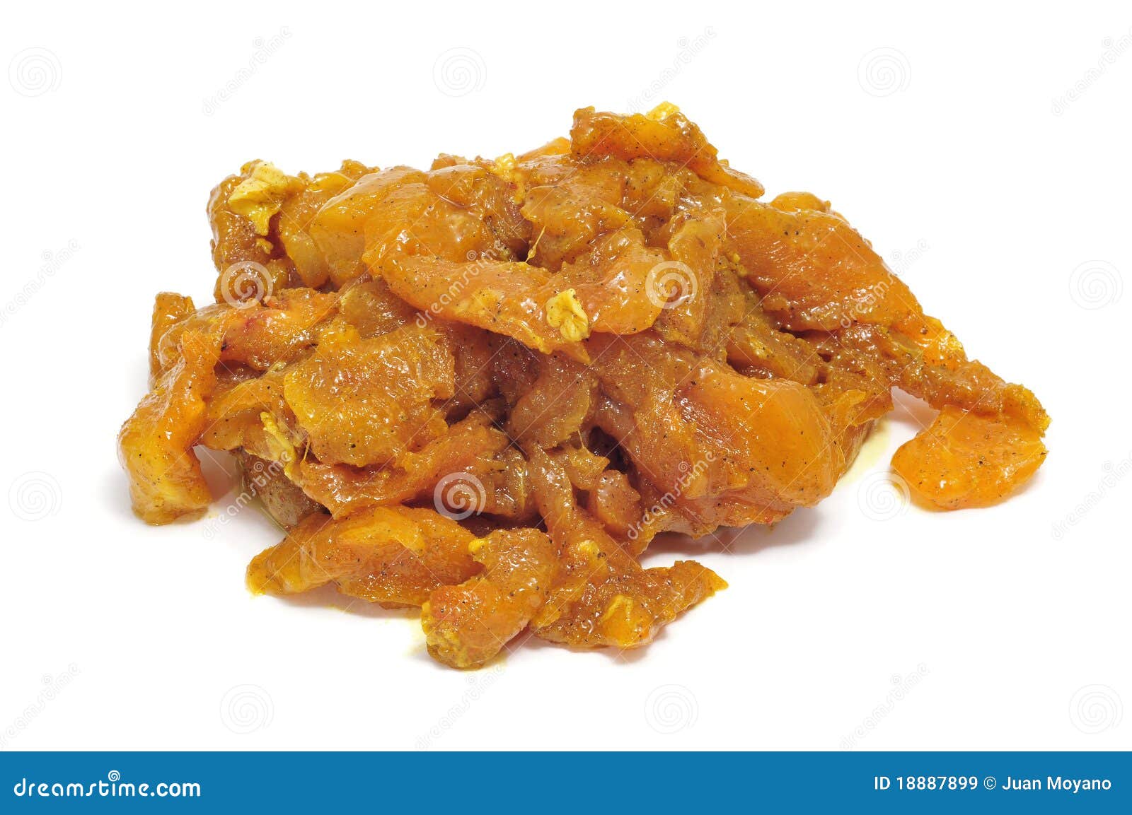 Marinated chicken meat stock image. Image of meat, cook - 18887899