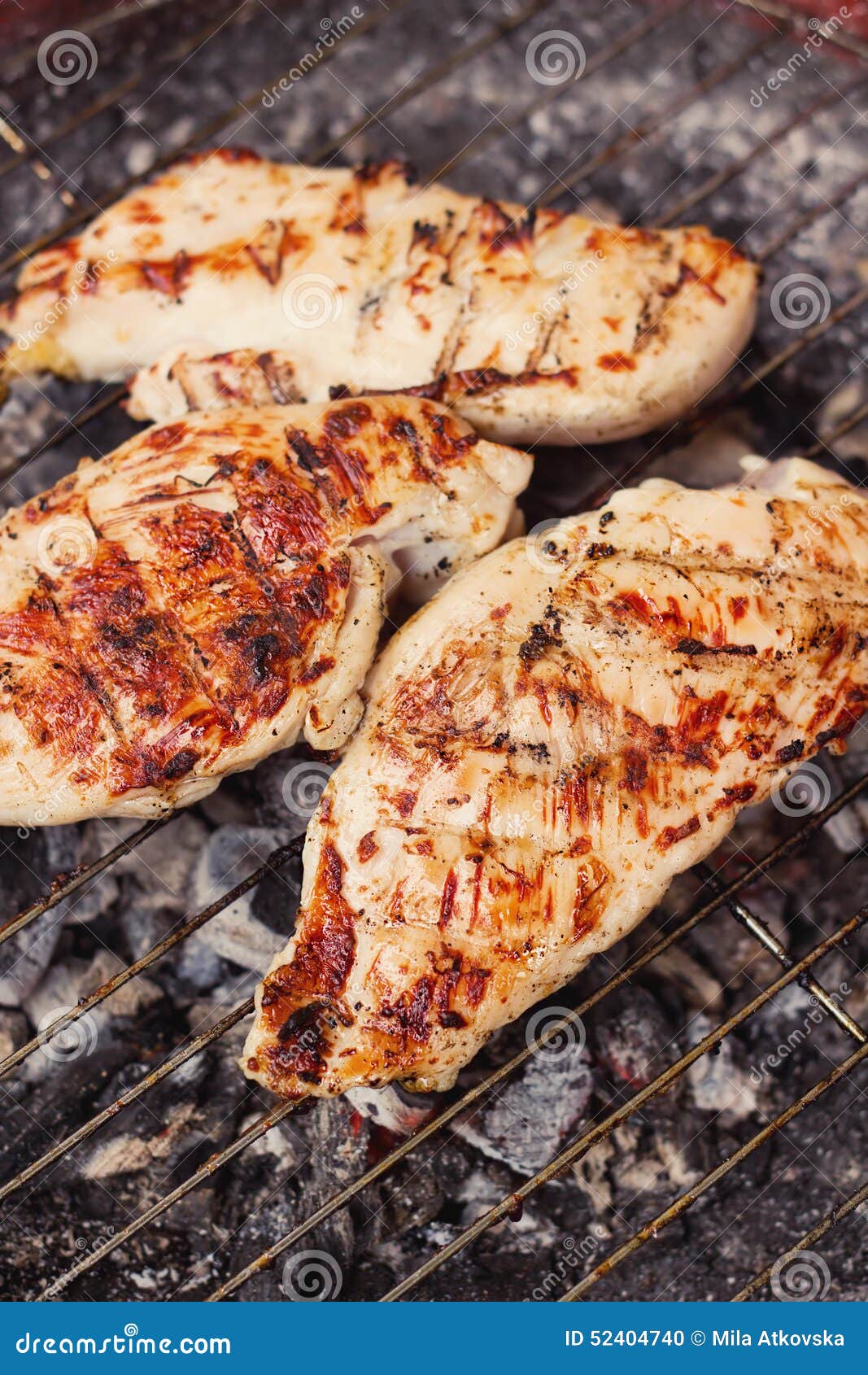 Raw And Marinated Chicken Fillet On Light Background. Dietary Meat ...