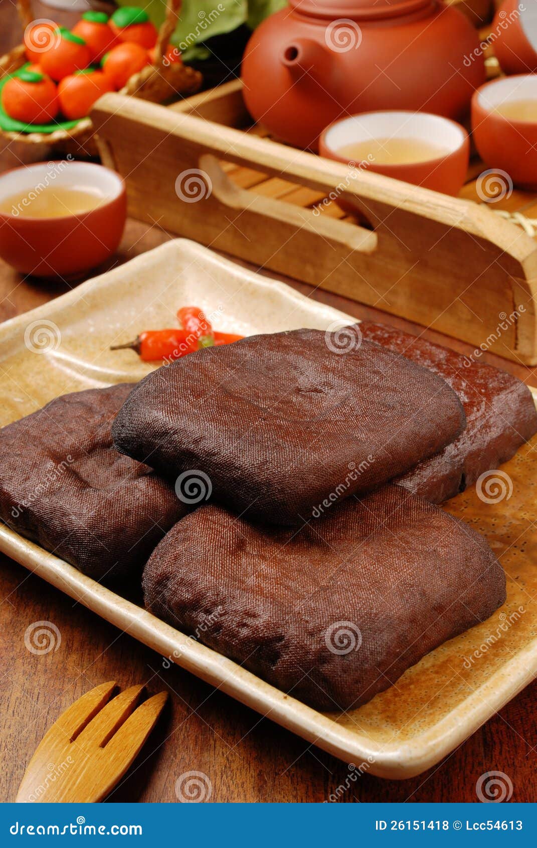 Dried Tofu Skin (Tofu Cloth, Yuba, Beancurd) Royalty-Free Stock ...