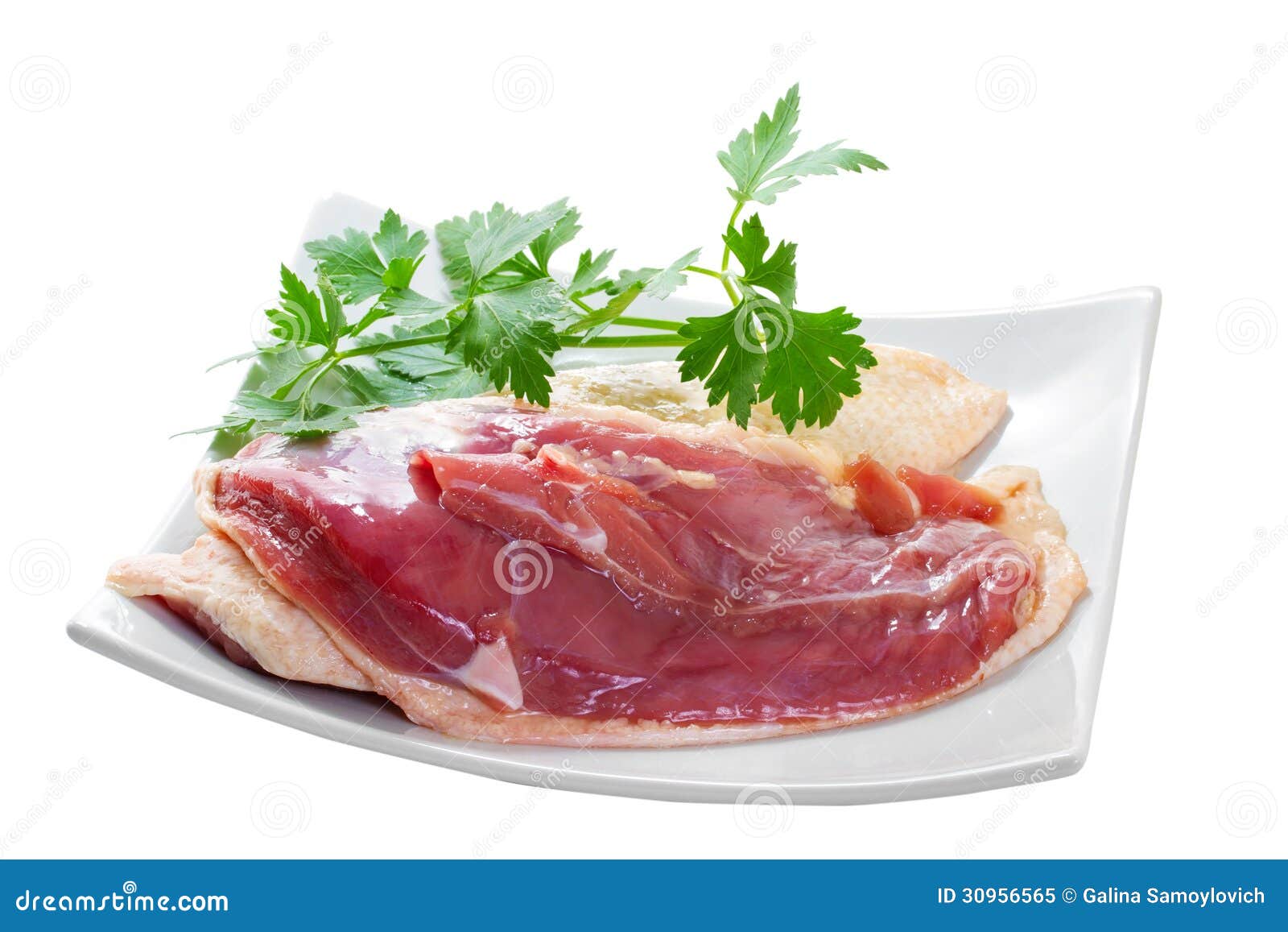 Marinated duck fillet stock image. Image of sliced, protein - 30956565