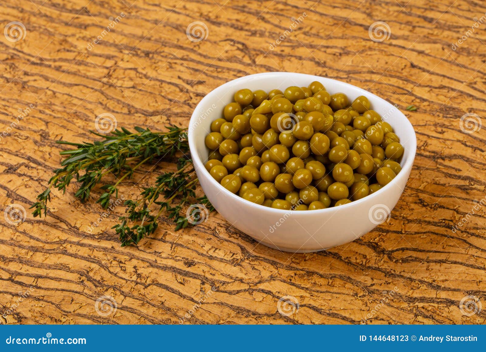 Marinated green peas stock image. Image of closeup, bowl - 144648123