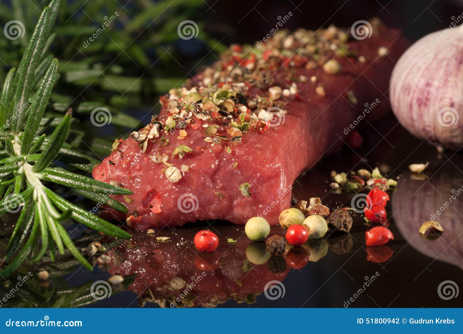 Marinated meat stock photo. Image of dinner, spice, meal - 51800942