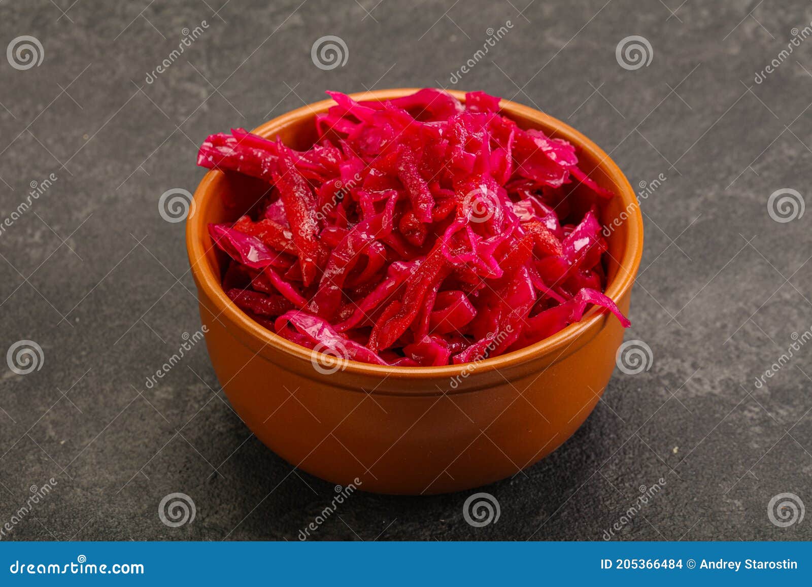 Marinated Red Cabbage in the Bowl Stock Photo - Image of cooking, food ...