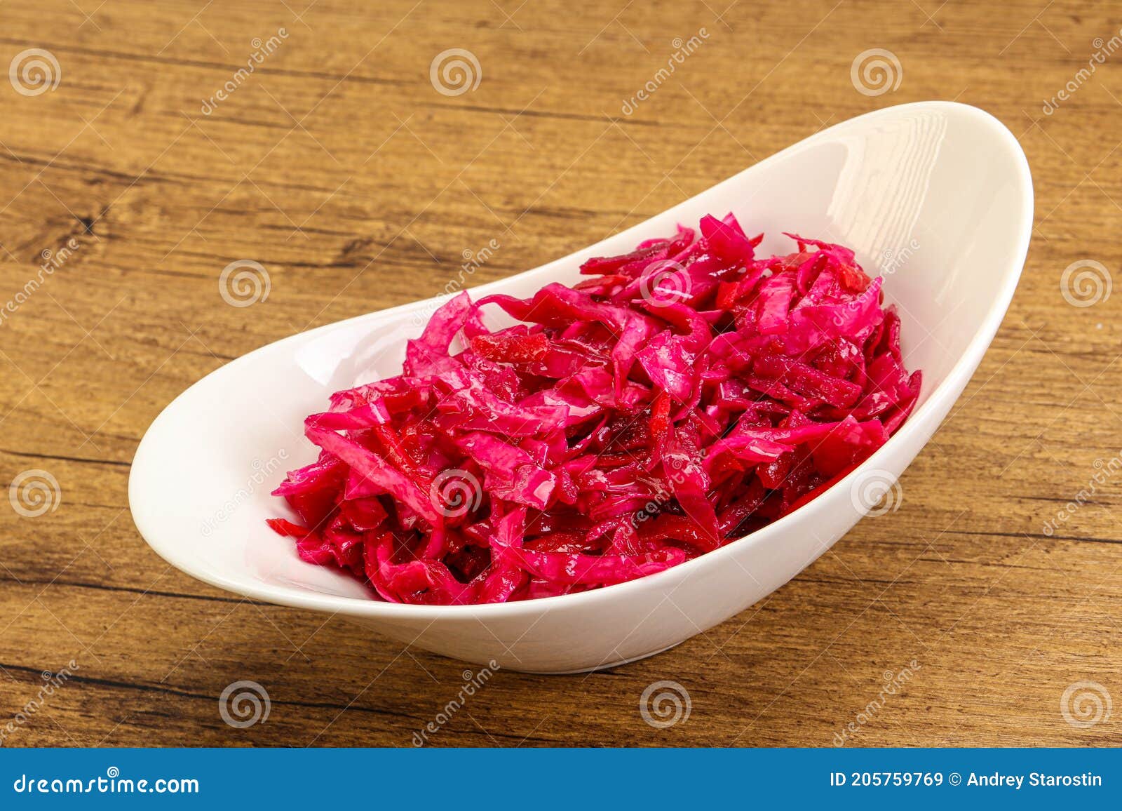 Marinated Red Cabbage in the Bowl Stock Image - Image of traditional ...