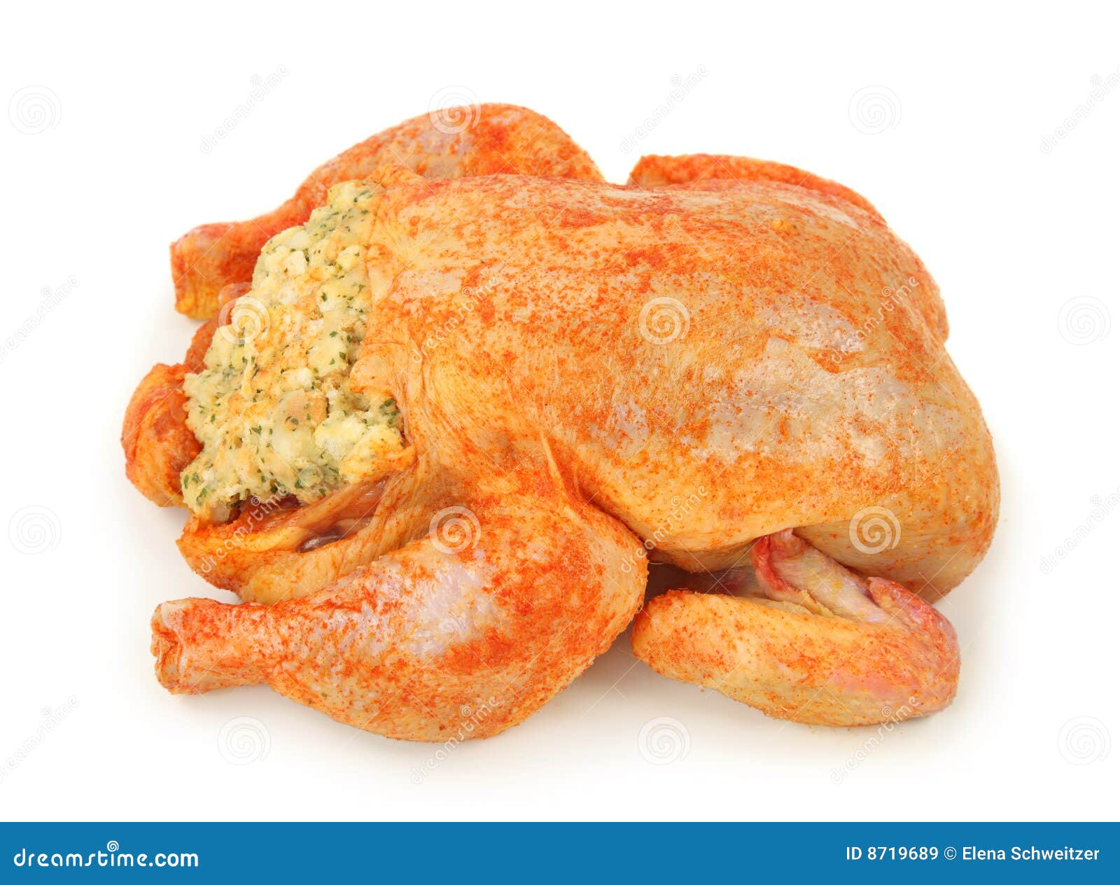 Marinated Stuffed Raw Chicken Stock Image - Image of meat, food: 8719689