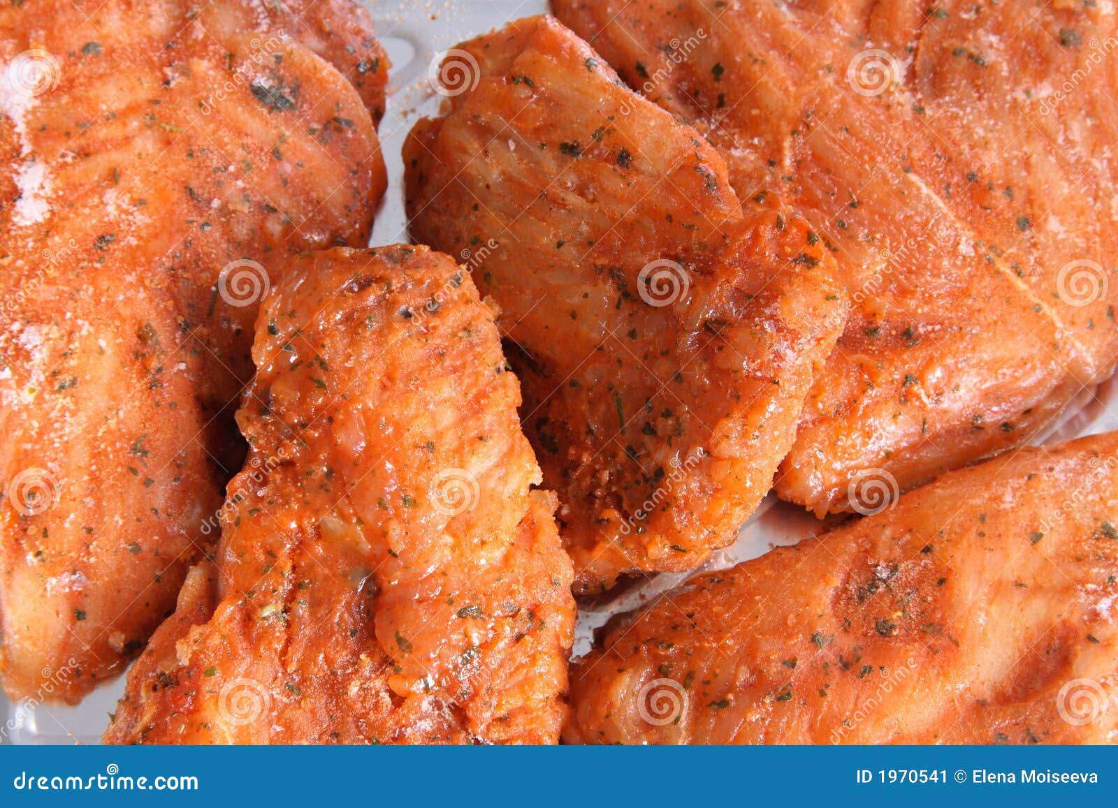 Marinated Turkey Brest Fillet Close-up Stock Image - Image of glazed ...