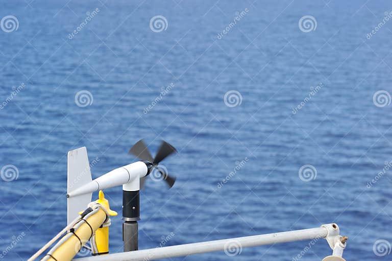 Marine anemometer stock image. Image of energy, science - 25357195