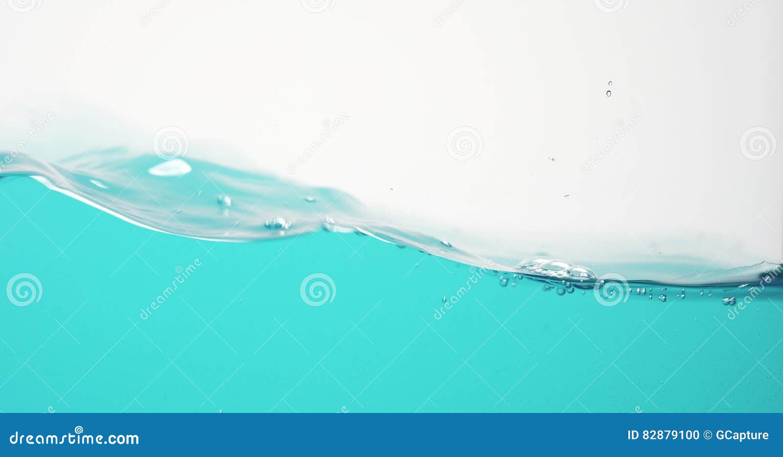 Marine Blue Water Waves and Splashes Side View Stock Photo - Image of ...