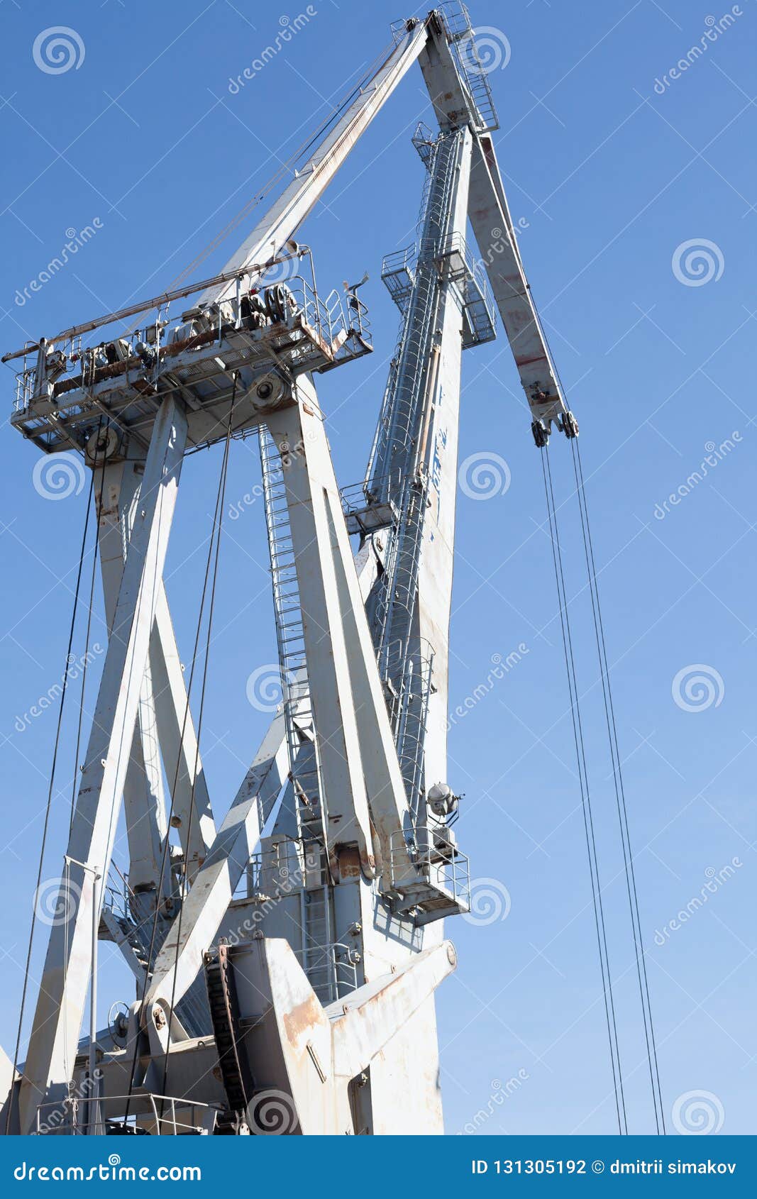 Marine Cargo Crane for Ships at Berth Stock Photo - Image of crane ...
