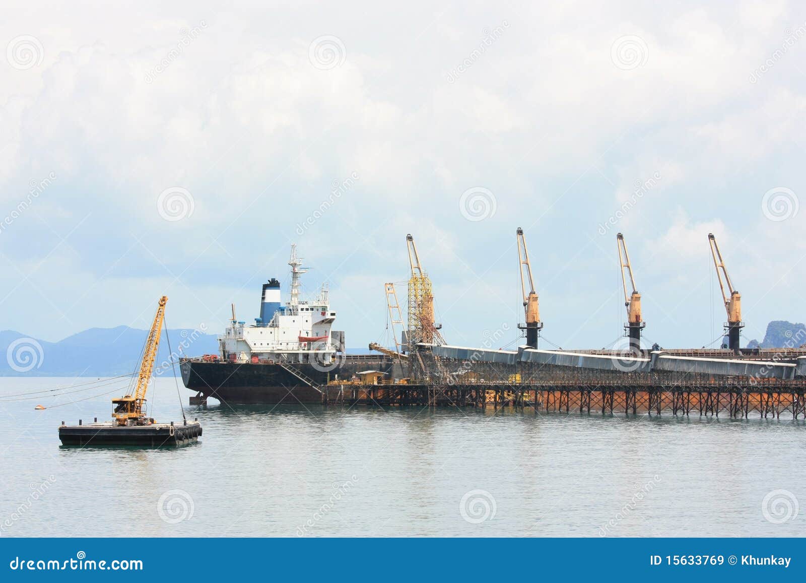 Marine Cargo Transportation Stock Image - Image of carrier, transport ...