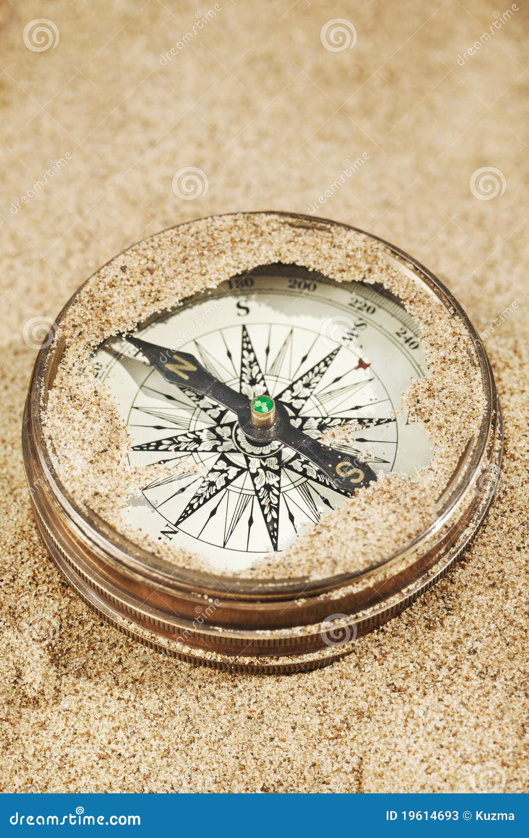 Marine compass stock image. Image of equipment, close - 19614693