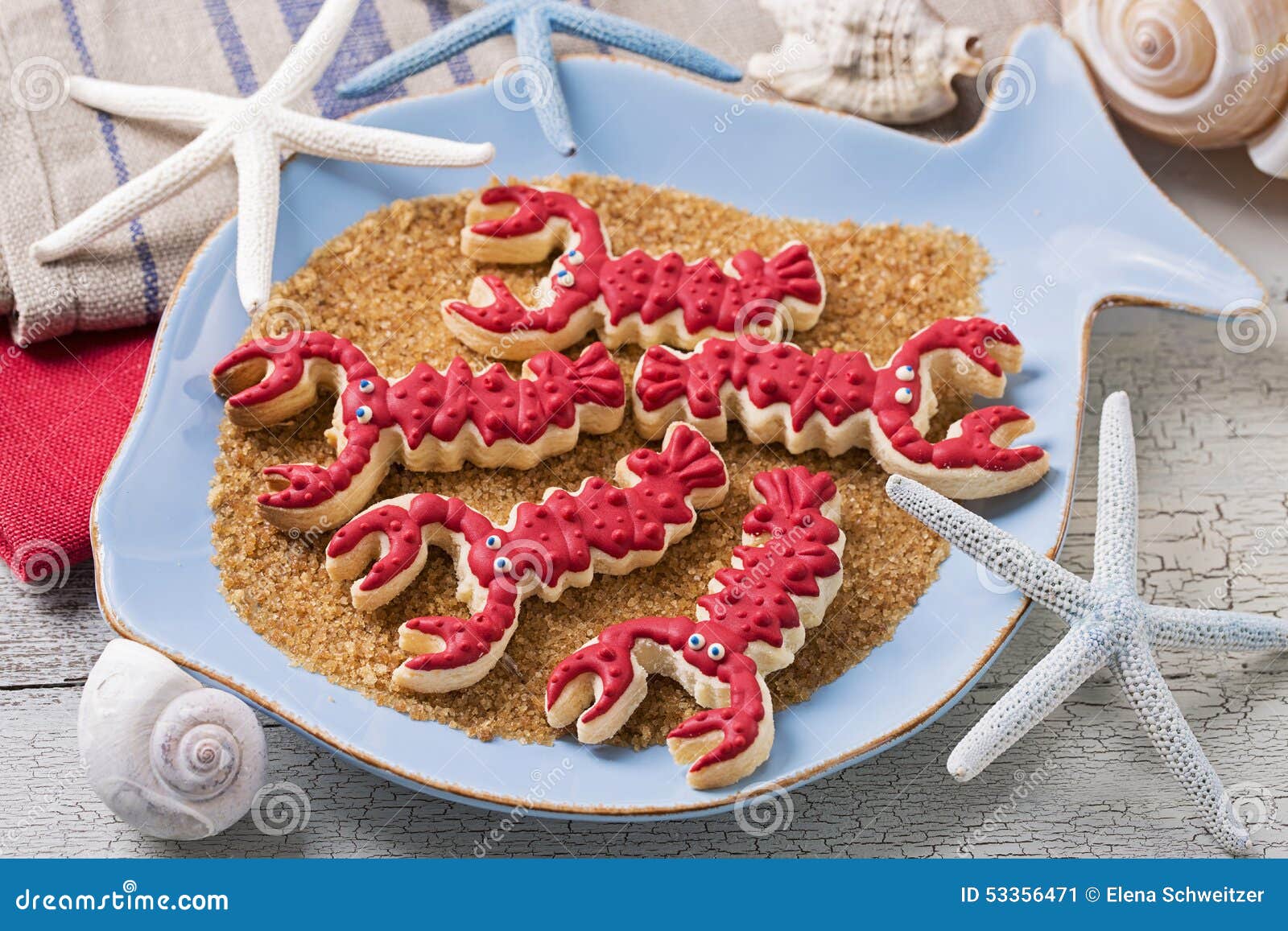 Marine cookies stock image. Image of decorated, cookies - 53356471