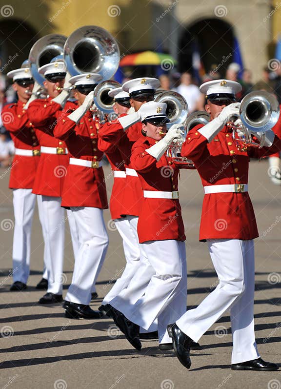 Marine Corps Marching Band editorial photo. Image of usmc - 4538626