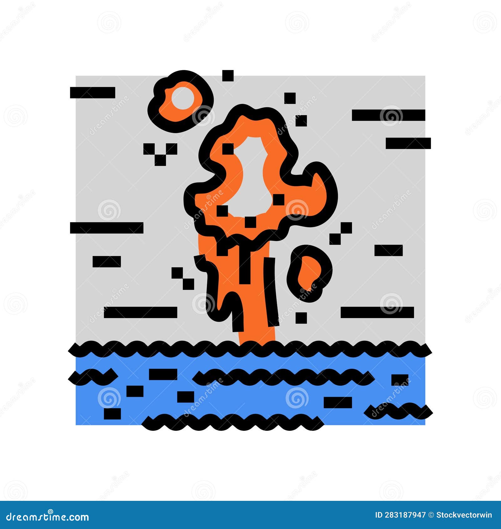 Marine Corrosion Color Icon Vector Illustration Stock Vector ... Marine Corrosion Color Icon Vector Illustration Stock Vector ...