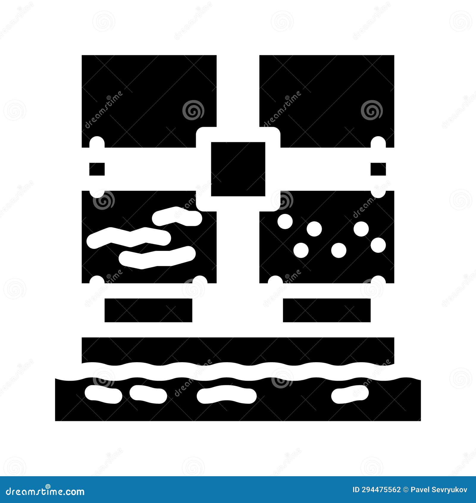 Marine Corrosion Testing Glyph Icon Vector Illustration Stock Vector ...