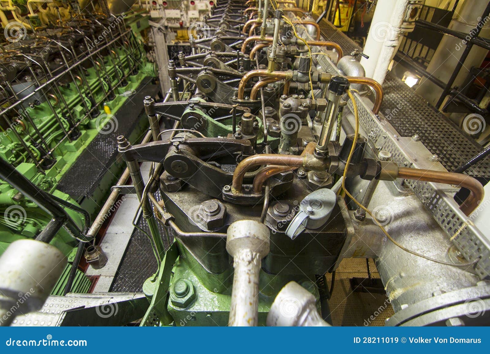 Marine diesel engines stock image. Image of hose, cable - 28211019