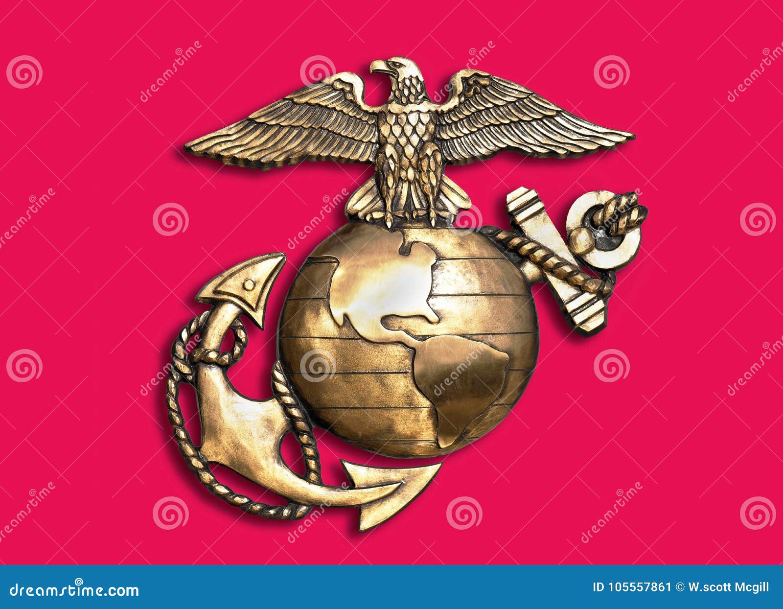 Usmc Emblem Eagle Globe And Anchor Eagle Globe Anchor Stock Photos